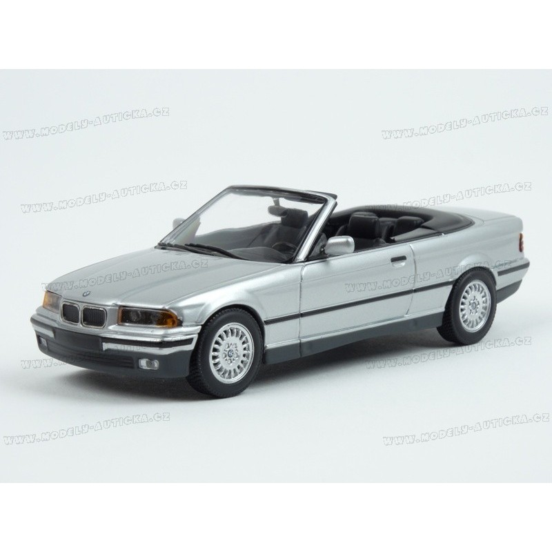 BMW (E36) 3-Series Cabriolet 1993 (Silver), Minichamps 1/43 scale