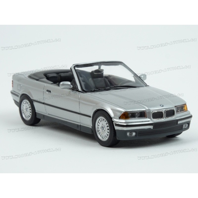 BMW (E36) 3-Series Cabriolet 1993 (Silver), Minichamps 1/43 scale
