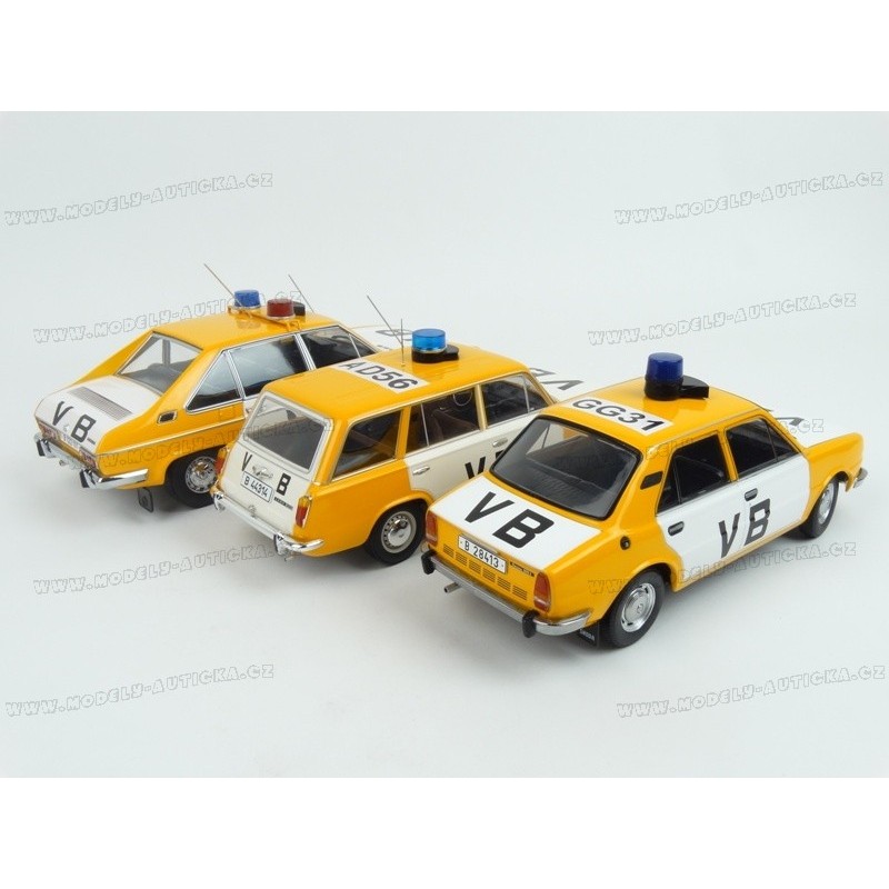 SET 3x Veřejná Bezpečnost: Tatra 613 1979, Lada 1200 Combi (VAZ 2102 ...
