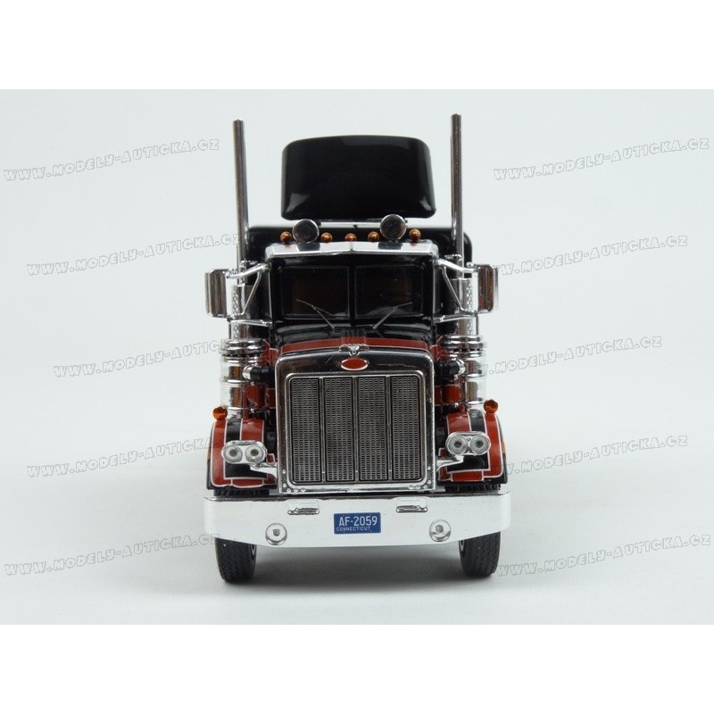 Peterbilt 359 1973 (Black/Red), IXO Models 1/43 scale